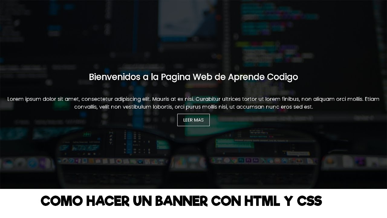 馃帹馃捇 Gu铆a Completa C贸mo Hacer Un Banner En Html C贸digo Paso A Paso